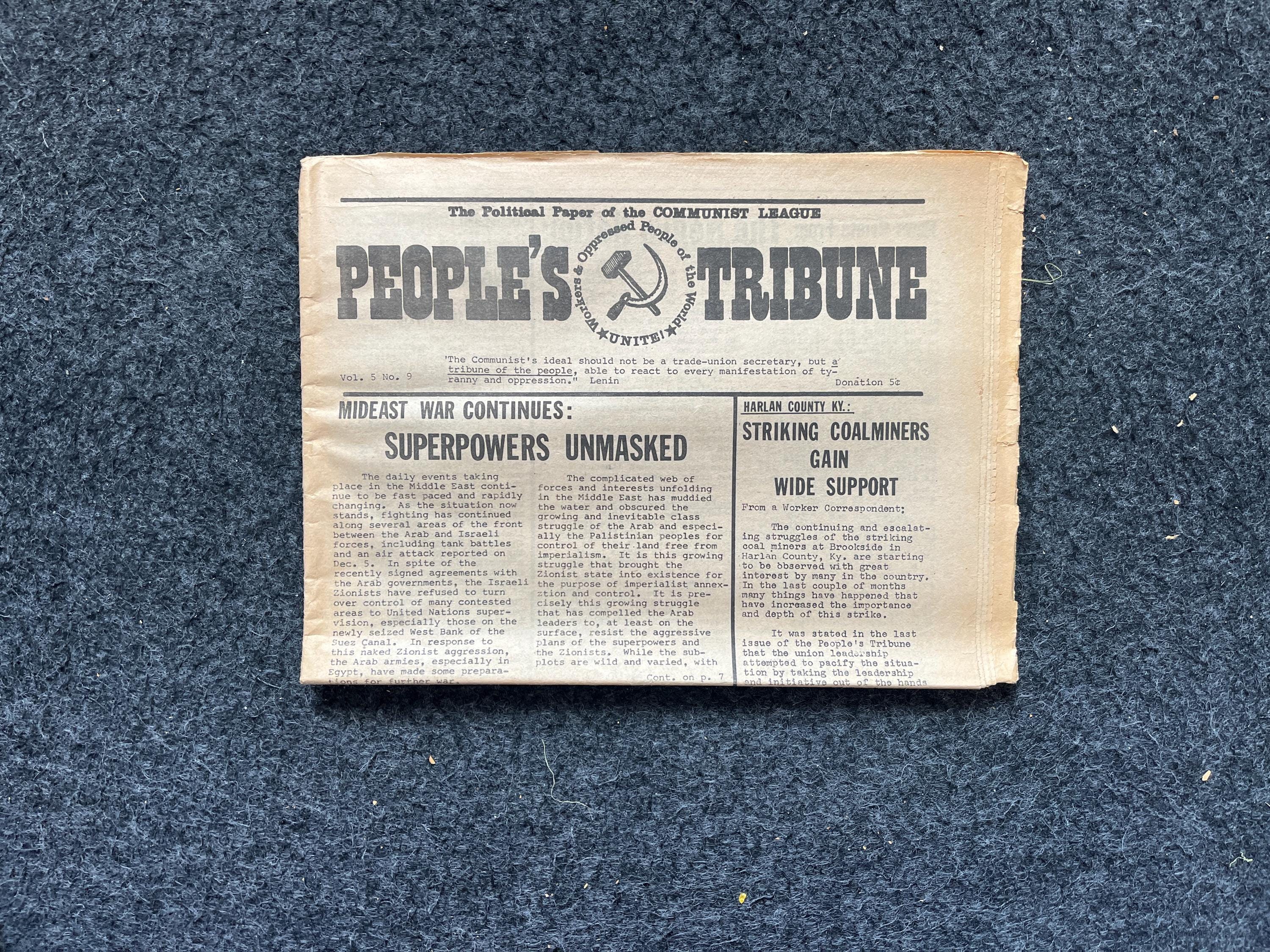 1974 Cold War Plans Exposed Soviet Peace Plan Propaganda Newspaper, Vi ...