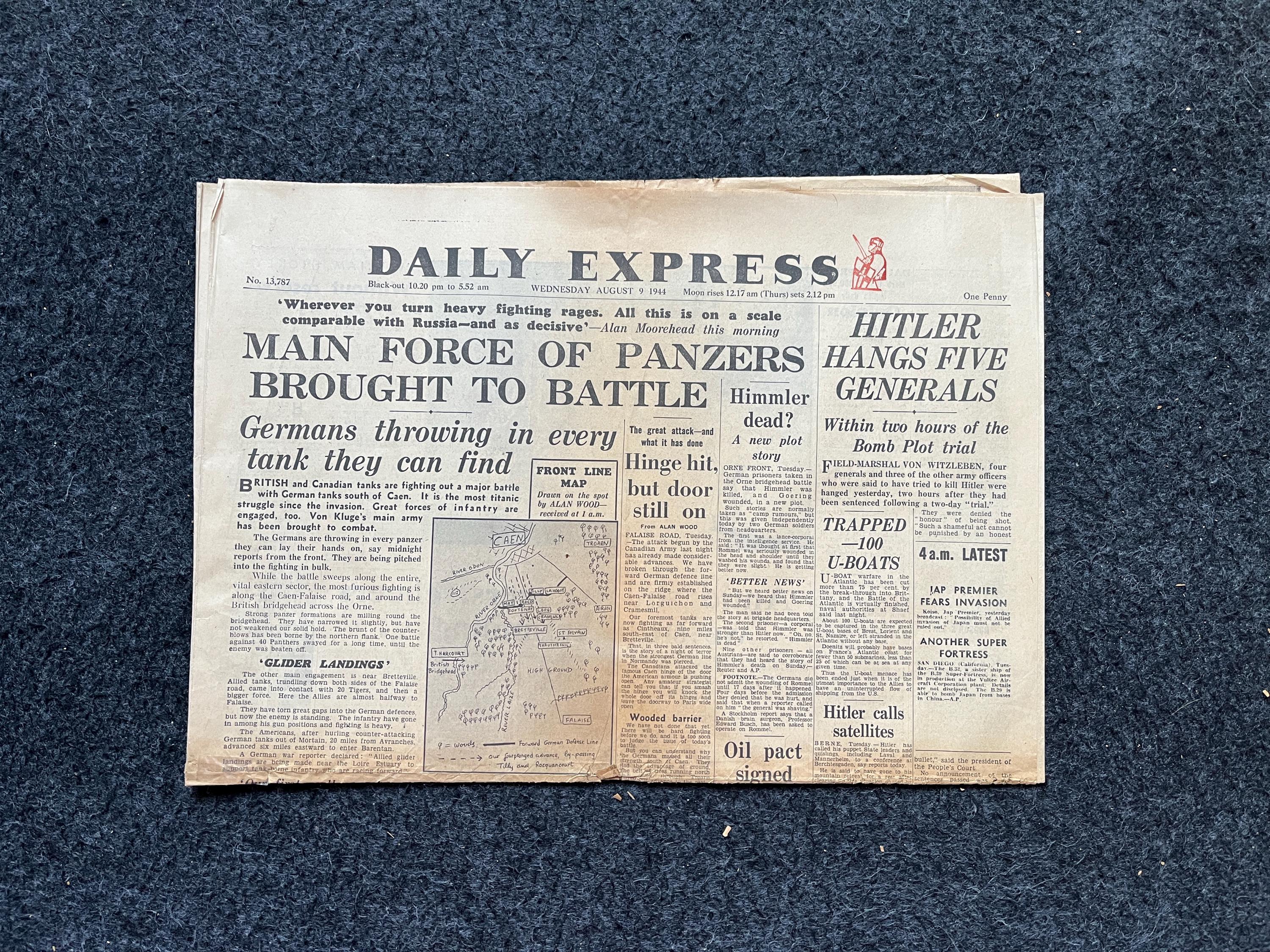1944 WW2 Operation Valkyrie Assassination attempt on German Chancellor ...