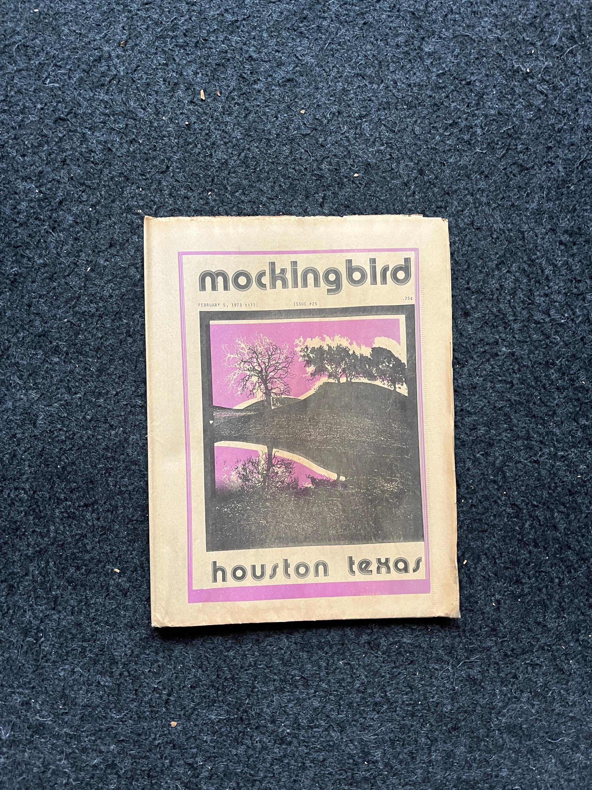 1970s Houston Texas Underground Newspaper The Mockingbird, Houston Far ...