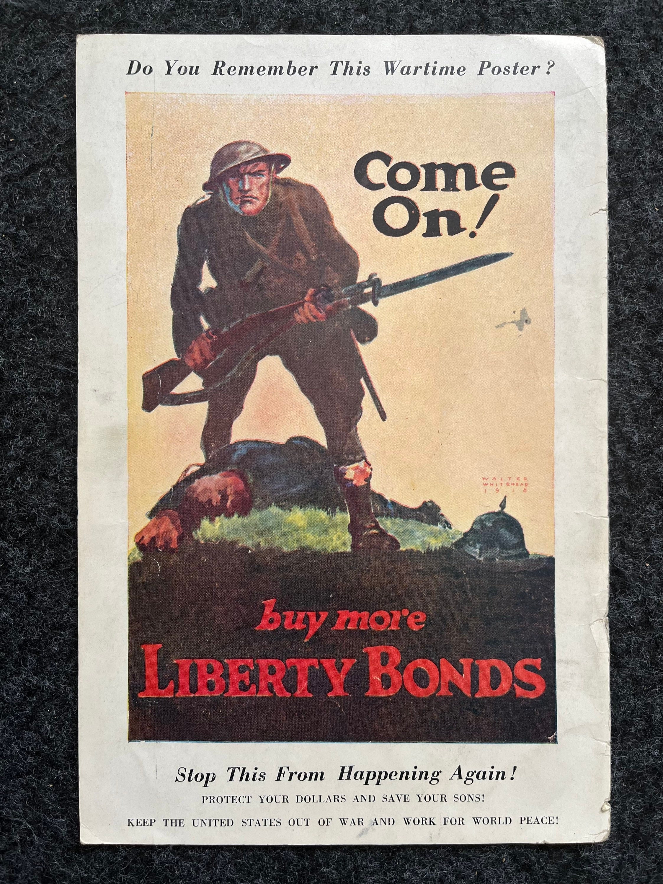 Original 1940 Anti WW2 Leaflet Book - US Feminism Pacifism and Isolati ...