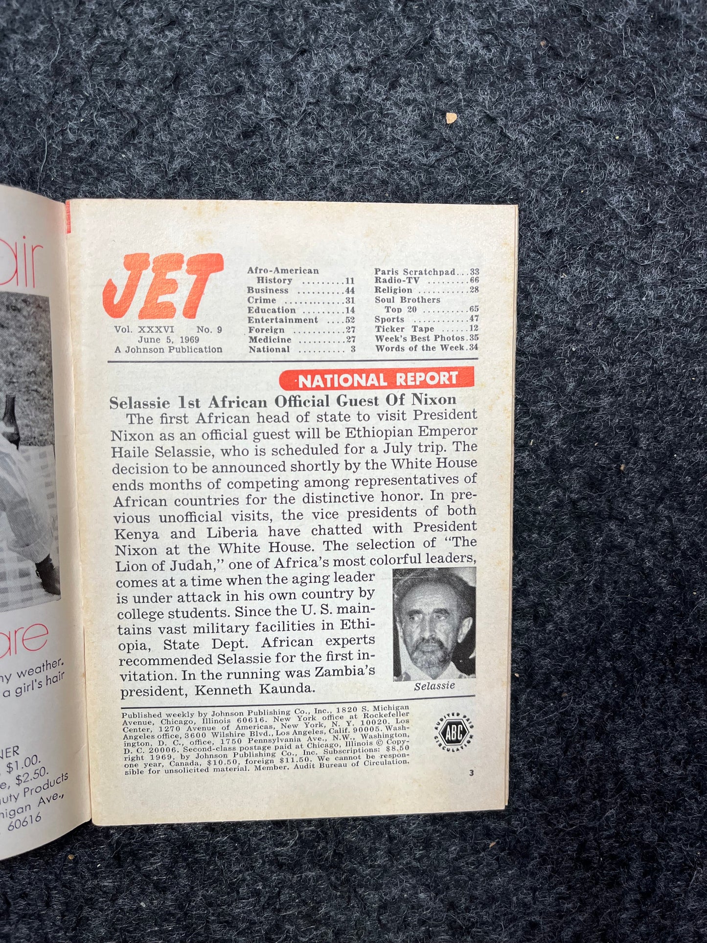 Vintage 1970s JET Magazine - Black Soul Magazine, Black Political Move ...